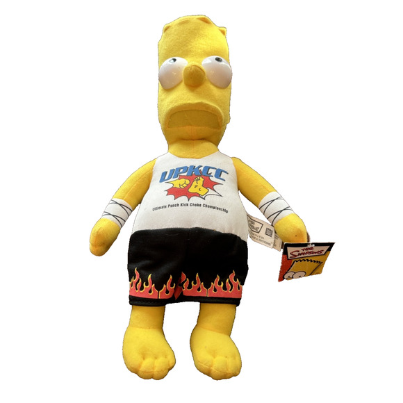 Nanco | Toys | Vintage Bart Simpson Plush Toy Upkcc Ultimate Punch Kick ...